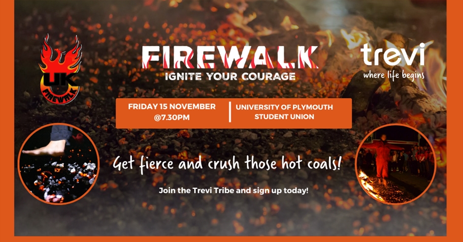 Trevi's Fierce Fire Walk - Visit Plymouth