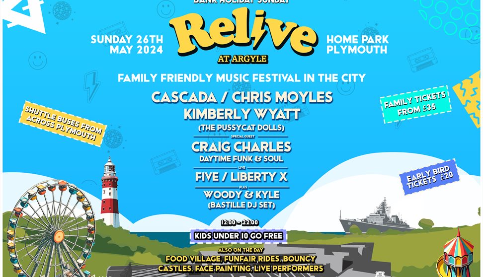 Relive at Argyle - Festival, Plymouth - Visit Plymouth