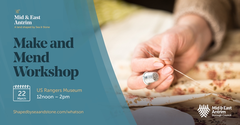Make and Mend Workshop - Carrickfergus - Mid & East Antrim