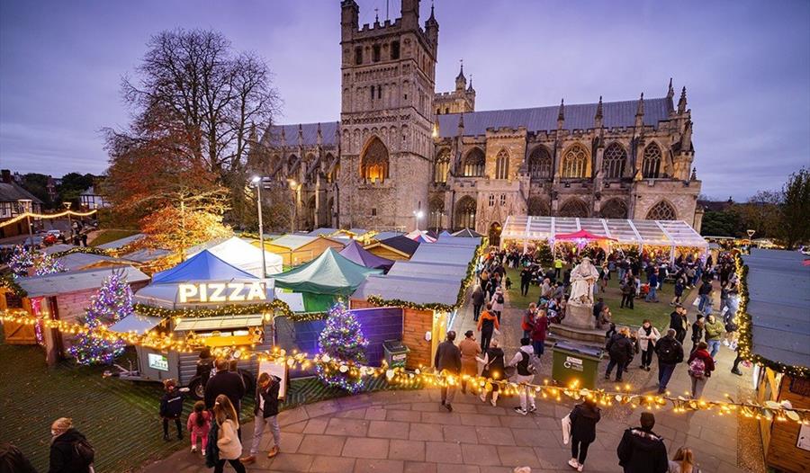 Exeter Cathedral Christmas Market - Visit South Devon