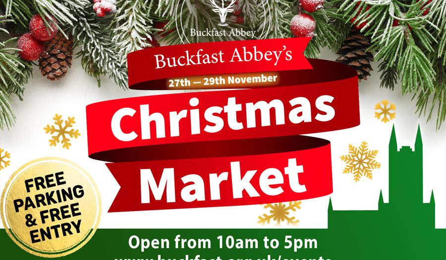 Buckfast Abbey Christmas Market - Visit South Devon
