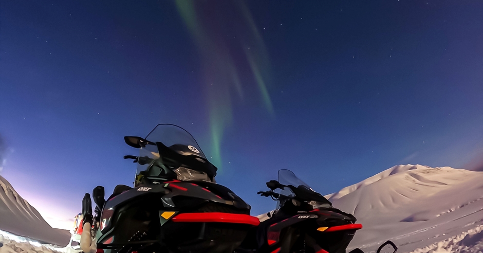Snowmobile trip to Pingo - Snowfox Travel - Snowmobile in Longyearbyen ...