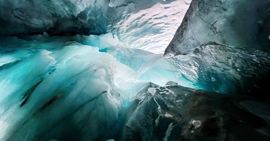 2-day snowmobile & ice cave expedition with ice cave overnight stay ...