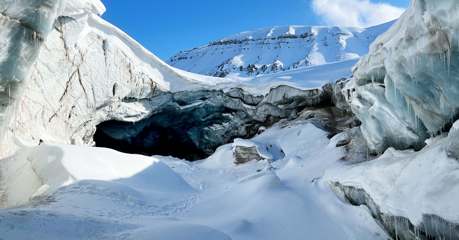 2-day snowmobile & ice cave expedition with ice cave overnight stay ...