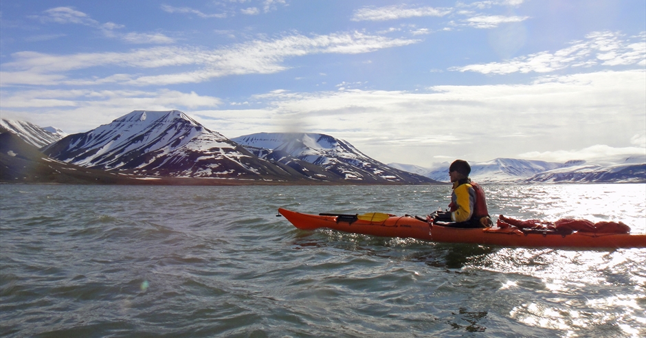Halfday Kayak: Explore the fjord - Svalbard Wildlife Expeditions ...