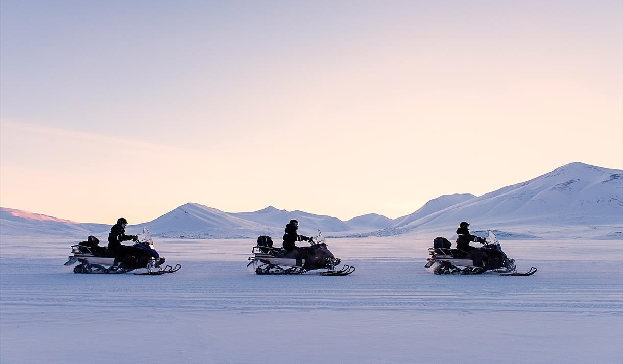 From Glaciers to Saunas: Juva Cabin Snowmobile Expedition - Hurtigruten ...