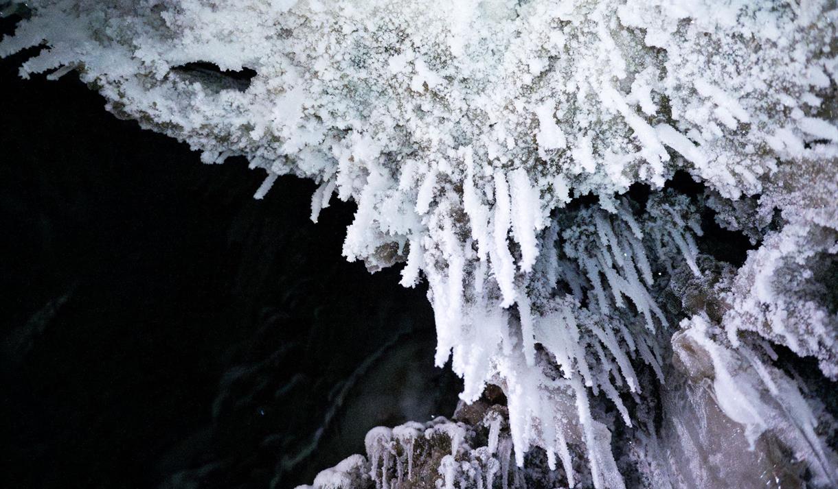 Glacier hike with ice cave visit – Snowfox Travel - Caving in ...