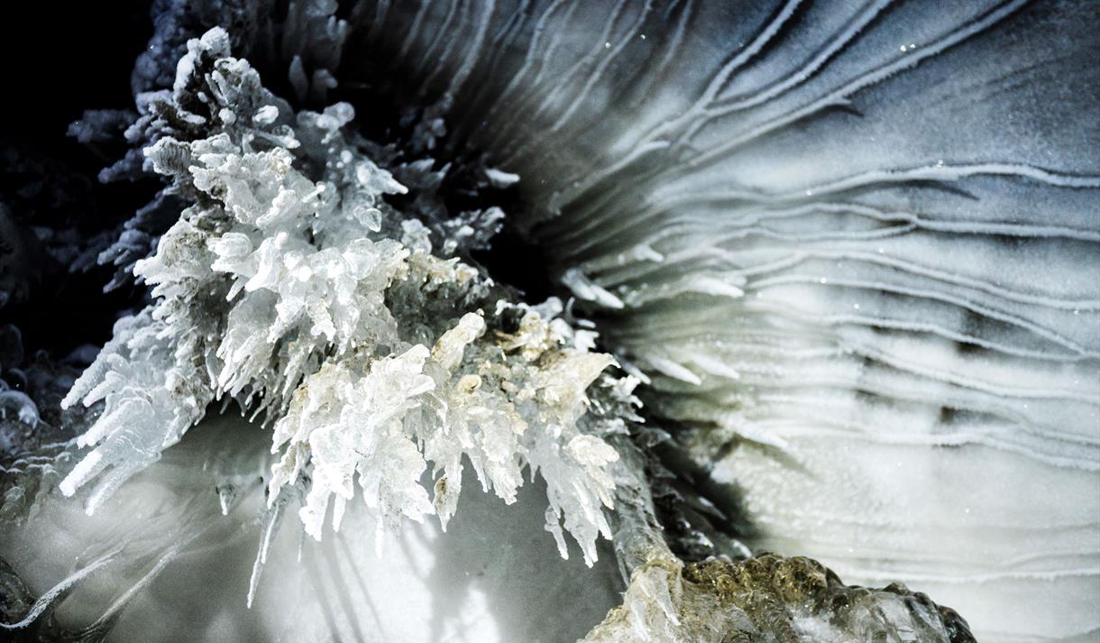 Glacier hike with ice cave visit – Snowfox Travel - Caving in ...
