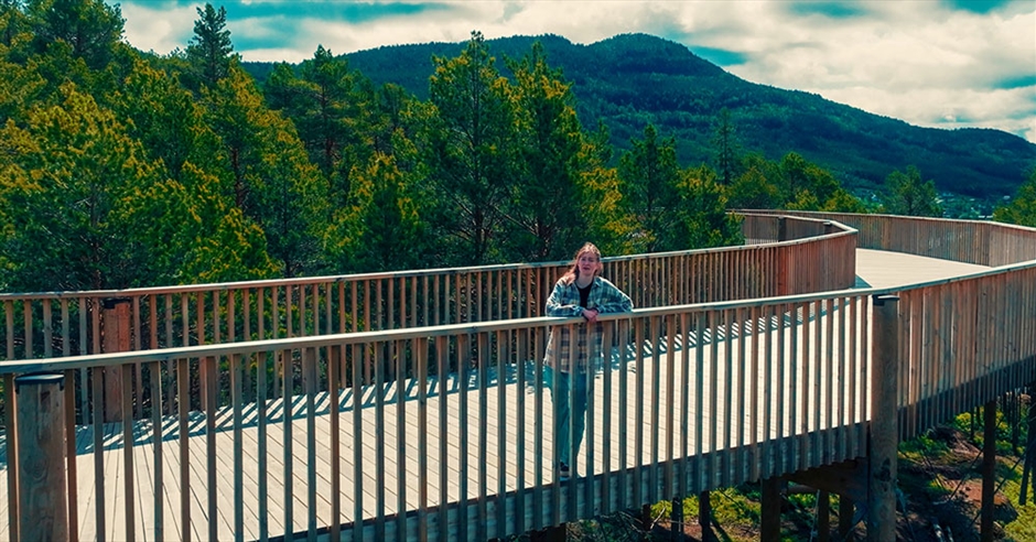Spektakulær utsikt, luftig tretoppvandring og magisk natur i Fyresdal ...