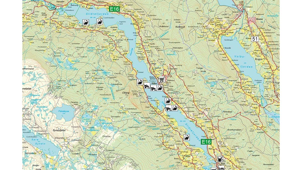 Fisking i Slidrefjorden - Valdres