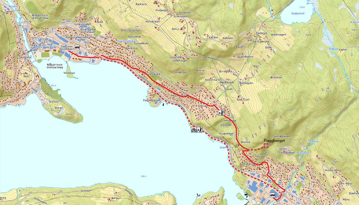 Kongevegen Fagernes-Leira - Valdres