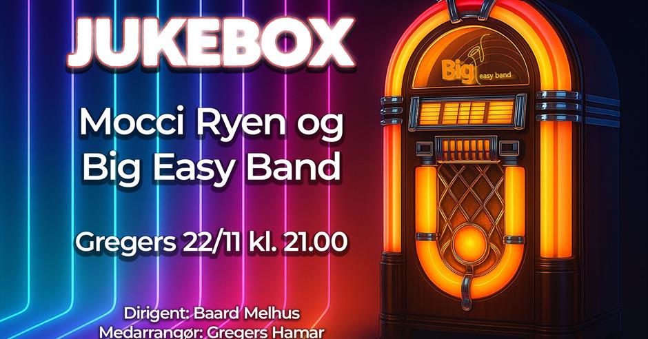 "Jukebox" m/ Mocci Ryen og Big Easy Band - Musikk in Hamar, Hamar ...
