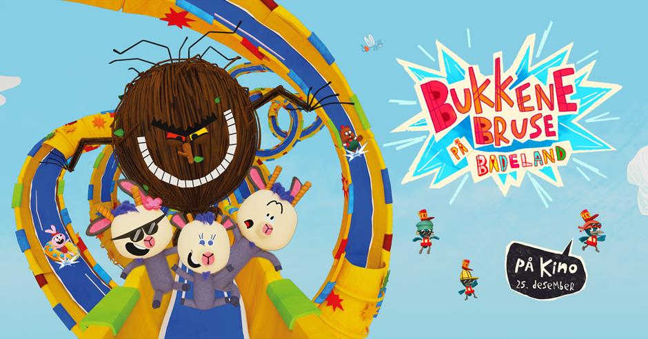 Bukkene Bruse på badeland - Film in Løten, Løten - Visit Mjøsa