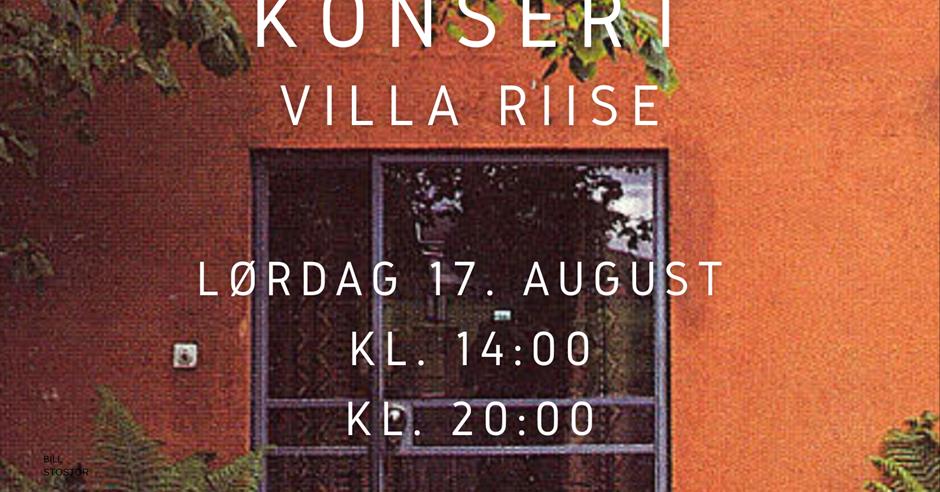 Intimkonsert Villa Riise, matiné - Konsert in Hamar, Hamar - Visit Mjøsa