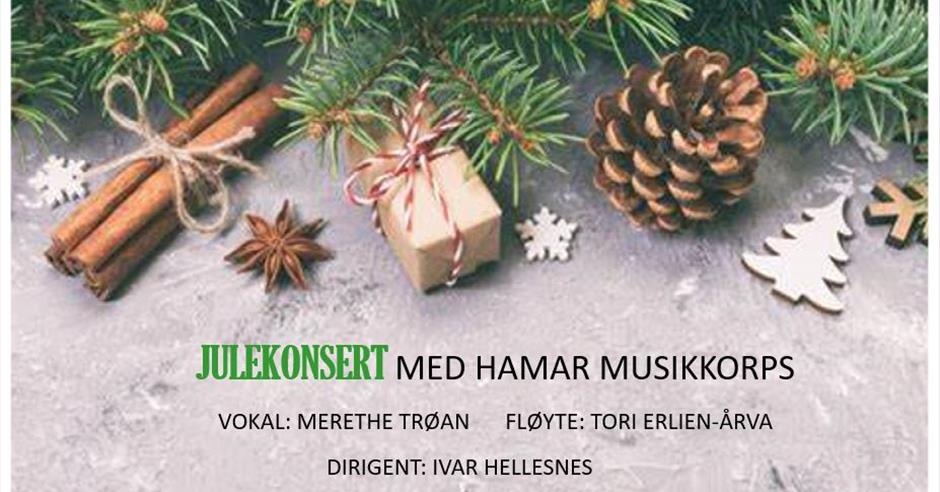 Julekonsert med Hamar musikkorps & gjester - Konsert in Hamar, Hamar - Visit Mjøsa