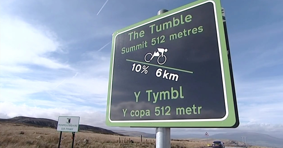 The Tumble Cycle Climb - Cycle Route in Govilon, Abergavenny - Visit ...