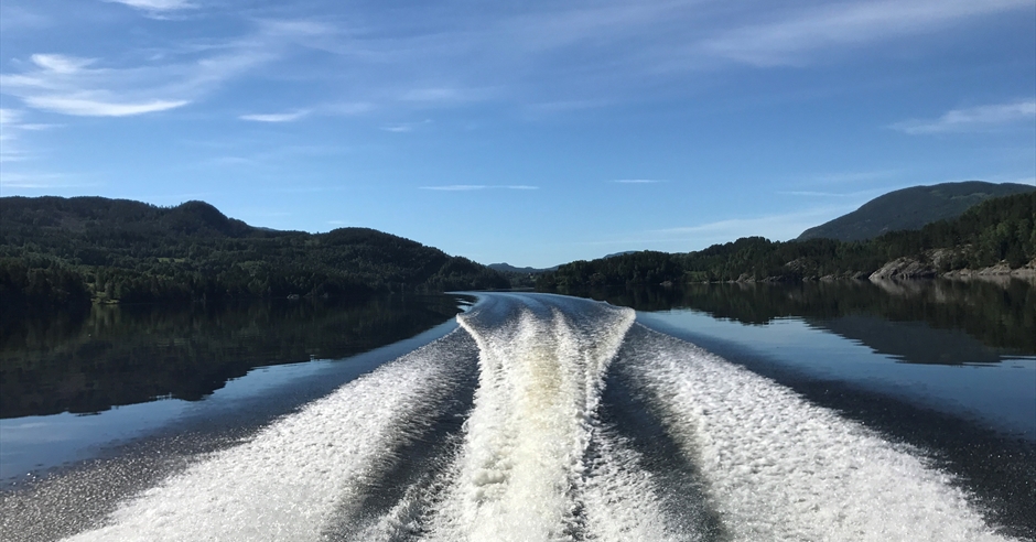 Local speed limits on the Telemark Canal - Telemarkskanalen
