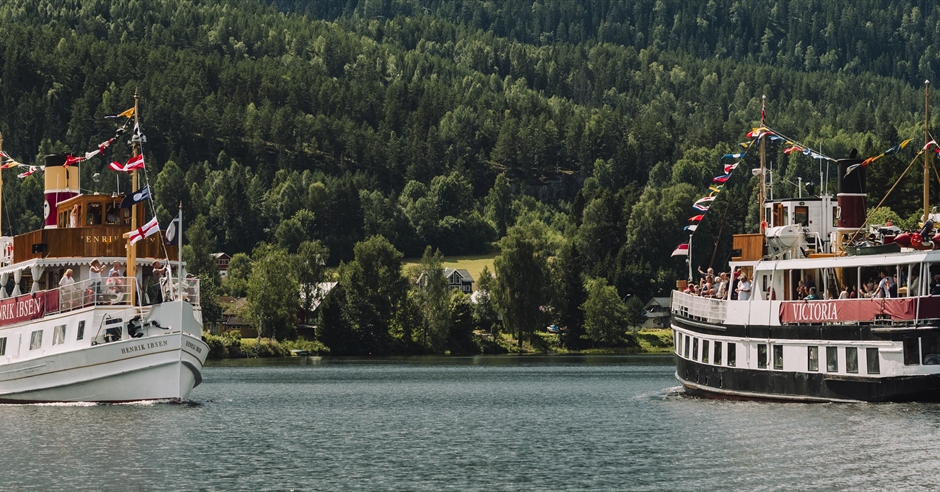 Tourist Information along the Telemark Canal - Telemarkskanalen